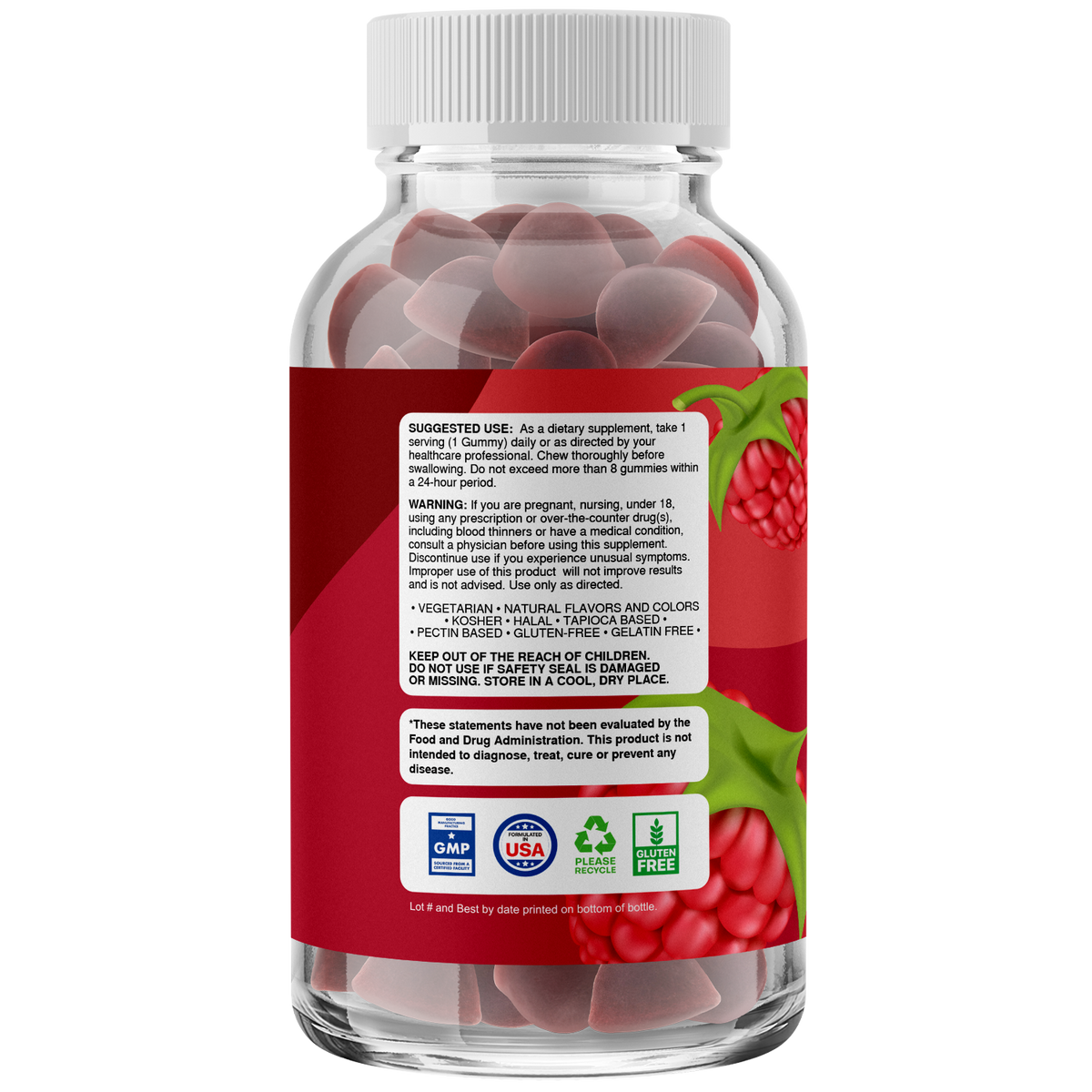 Brain Power Gummies 1500mcg per serving - 90 Gummies – Phytoral Vitamin ...